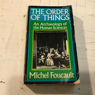 michel foucault the order of things pb vintage v935 paperback ...
