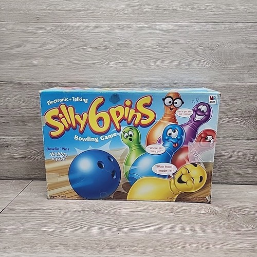 Silly 6 Pins Talking Bowling Game Milton Bradley 2001 - EX Cond 100 ...