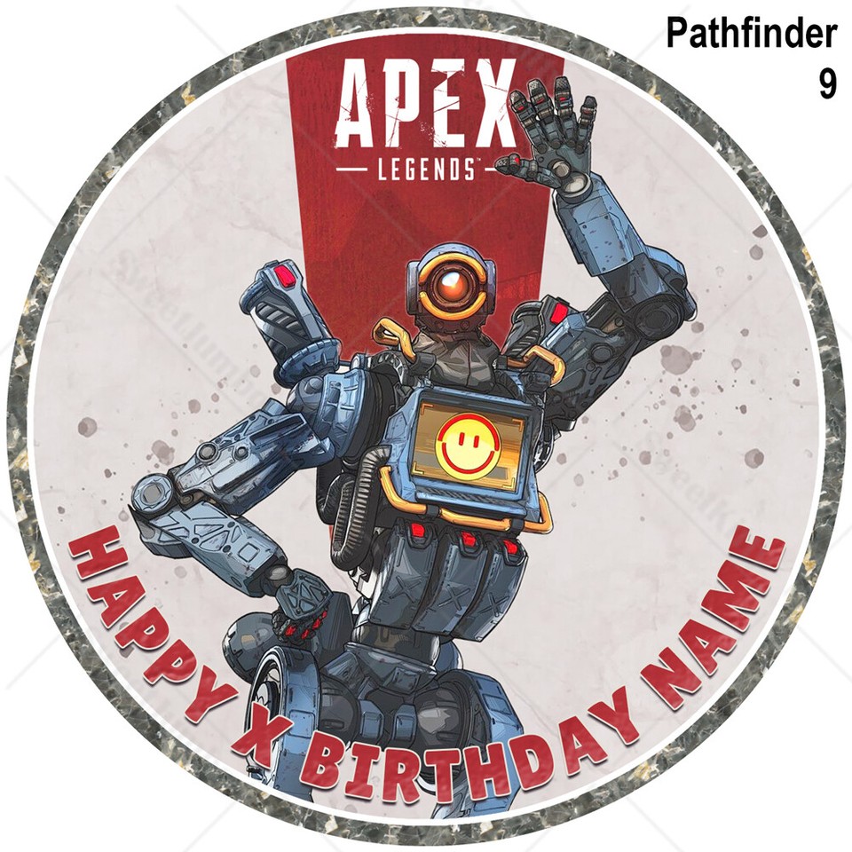Apex Legends Cake Topper Character Skin Personalised Decoration Edible ...