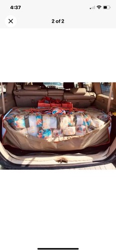 New Thirty One Cargo Bungee Car Organizer - Olive Colorblock | eBay