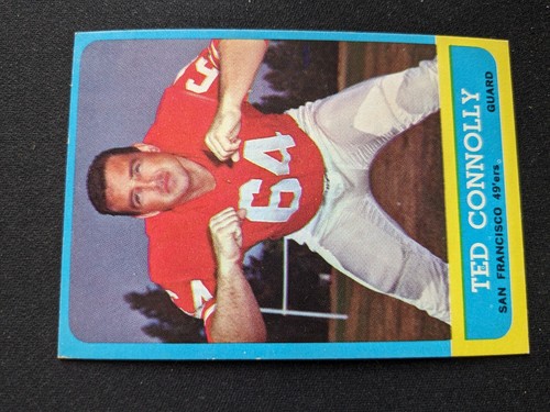 1963 Topps Football Card # 139 Ted Connolly - San Francisco 49ers (EX ...