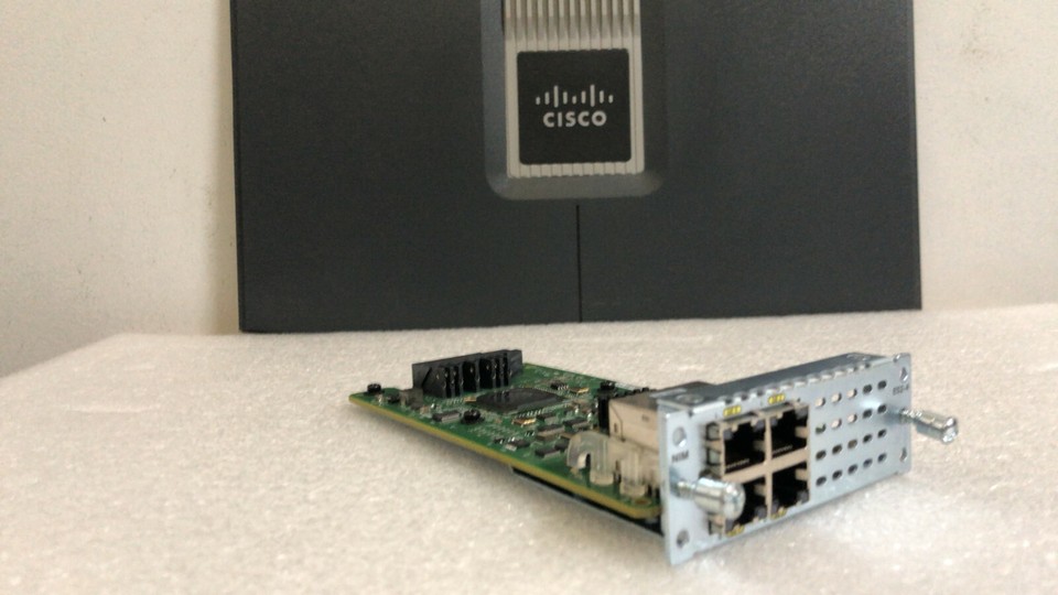 CISCO NIM-ES2-4 4-Port Gigabit LAN Expansion Switch Module ISR 4300 ...