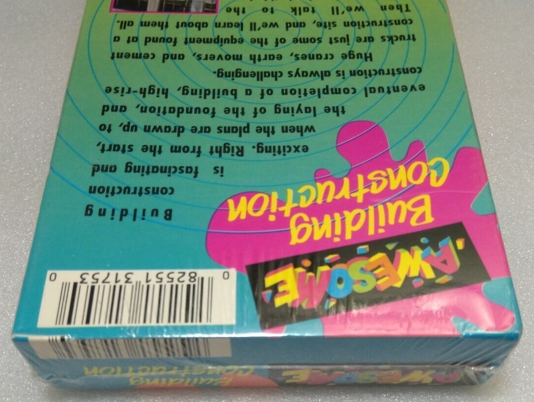 VHS Awesome Road Construction (VHS, 1994, Greg James Productions) - NEW ...