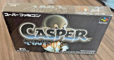 Casper Game FACTORY SEALED NEW! Japanese Import Super Nintendo SNES | eBay