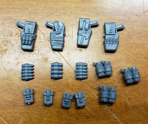 Warhammer 40k Ork Bits Kommando Ammo Packs Bullets Holsters | eBay