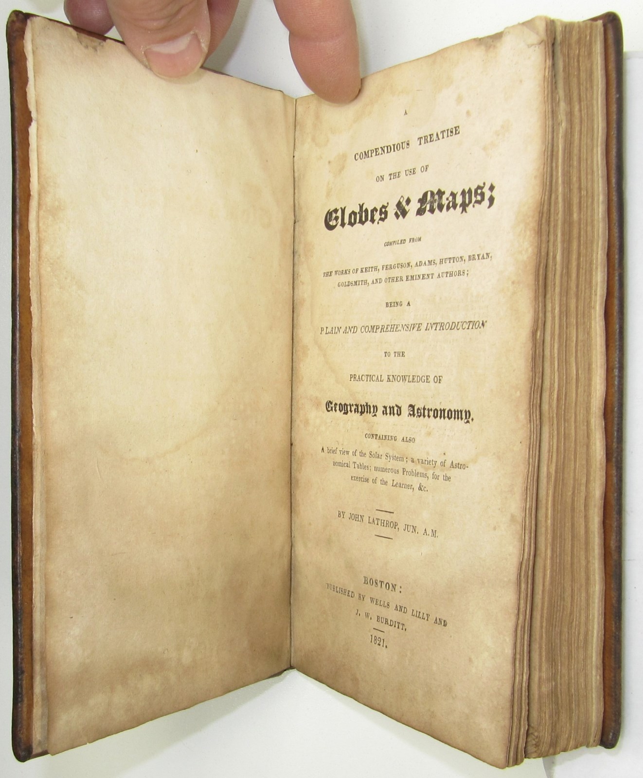 Compendious Treatise On Use Globes MAPS GEOGRAPHY ASTRONOMY James ...