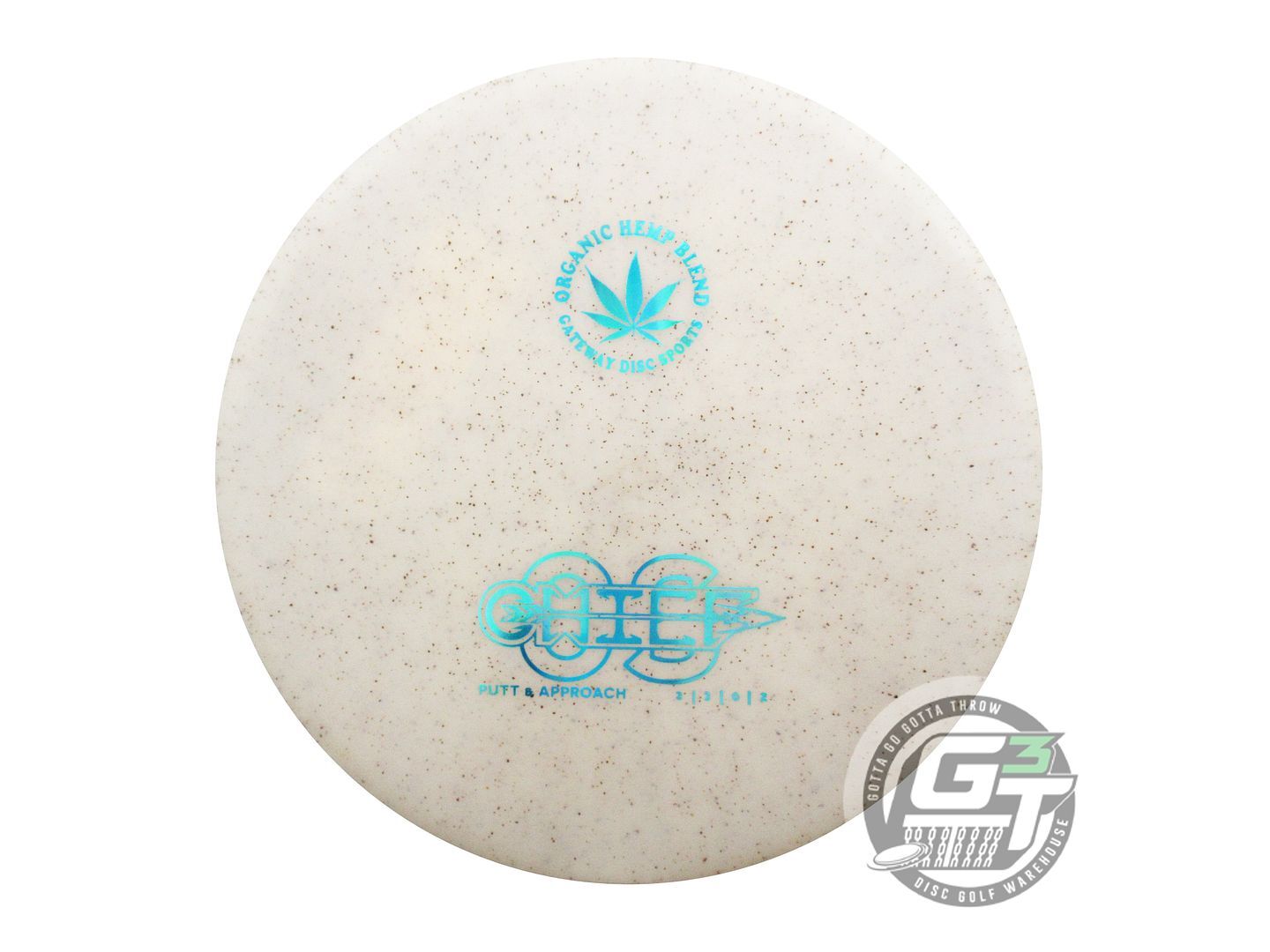 NEW Gateway Diamond Hemp Chief OS 171g Ivory Teal Holo Foil Putter Golf ...