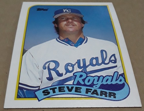 1989 Topps Steve Farr Kansas City Royals Baseball Card | eBay