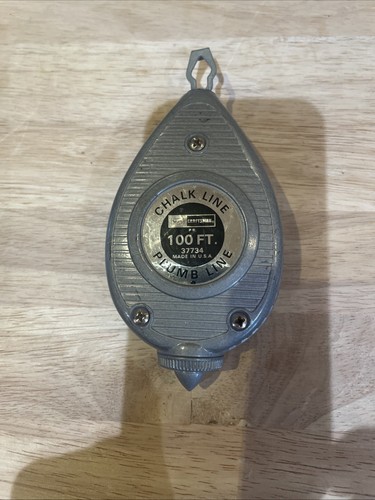Vintage Sears Craftsman 100 foot Chalk Line Plumb Line #37734 | eBay