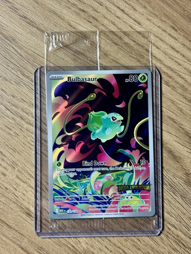 Bulbasaur 133/132 - Mega Evolution Enhanced Box Topper Stamped Promo ...