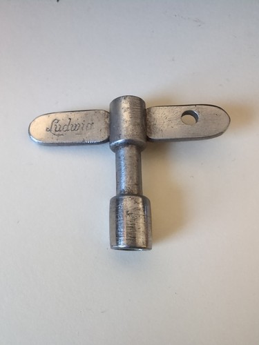 Vintage Ludwig Drum Key 50s 60s Script W/ Key Chain Hole | eBay