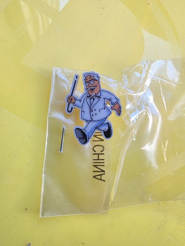 KFC Kentucky Fried Chicken Hat Lapel Pin Animated Colonel Sanders | eBay
