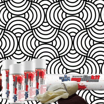 MYDIPKIT Hydro Dipping Water Transfer Print KIT DD-472 Intense Geo | eBay