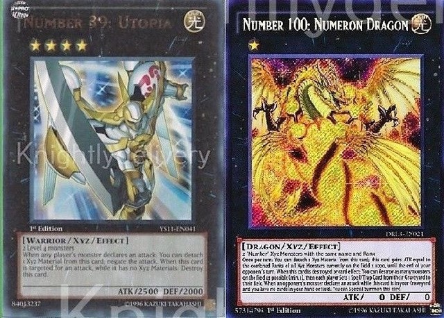 Yugioh Yuma Tsukumo Complete Deck - Number 39: Utopia - Numeron - 43 ...