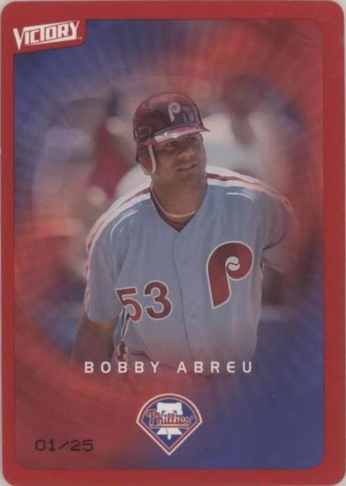 2003 Victory - Bobby Abreu #68 Red /25 for sale online | eBay