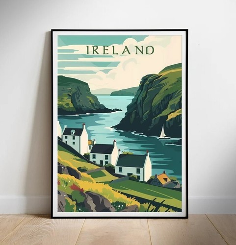 Ireland Travel Poster Digital printable wall art | eBay