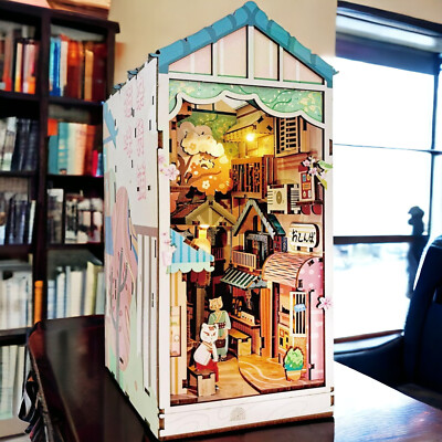 Wooden Craft Kit Build Your Own Bookend DIY Building Set Bookshelf ...