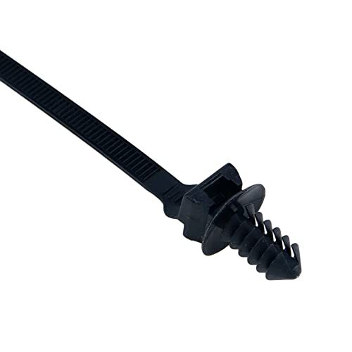 50pcs Black Fir Tree Nylon Push Mount Cable Zip Tie 8.3"x0. | eBay
