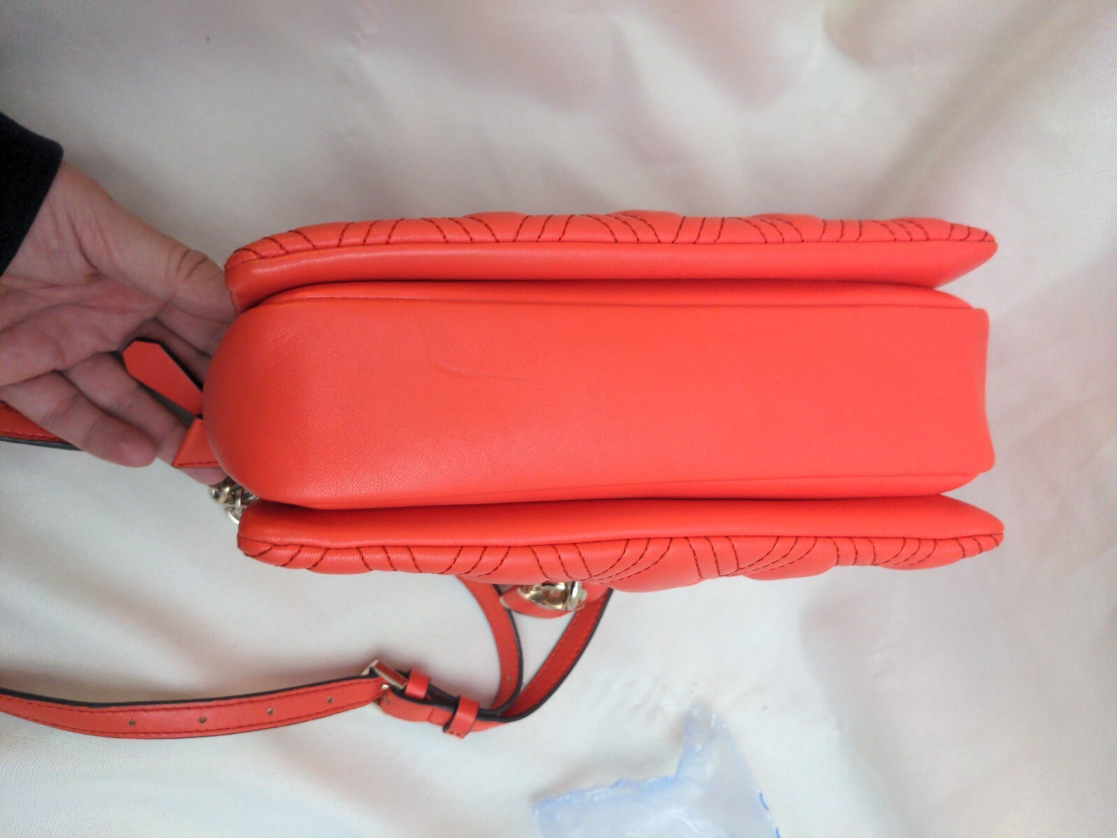 GUESS Mini Crossbody Bag Purse Blush Pink/Coral Gold … - Gem