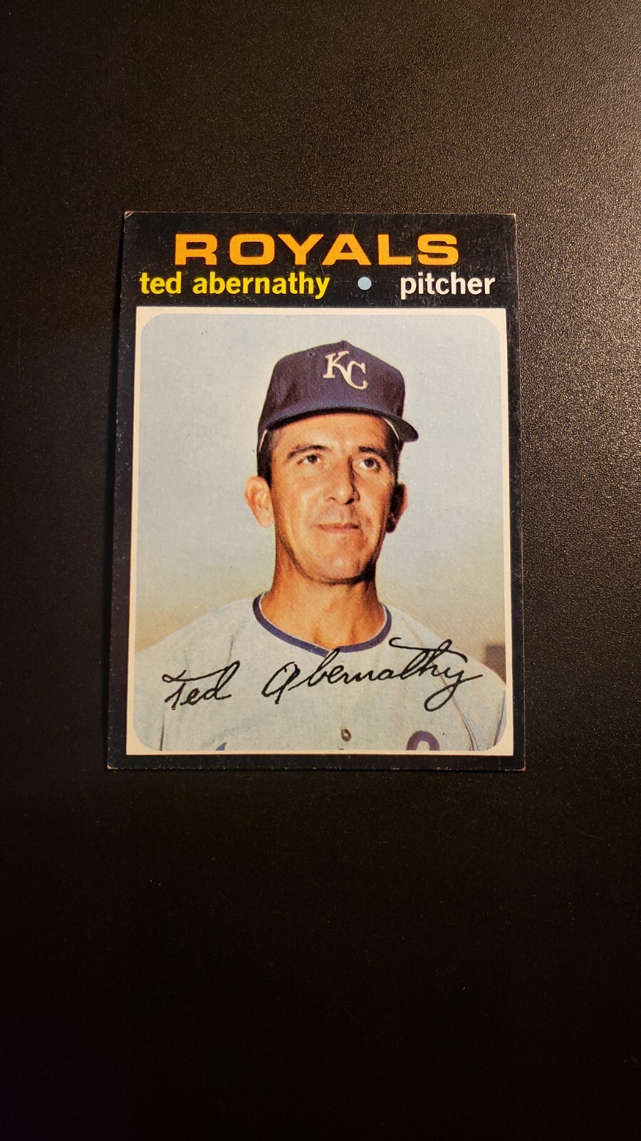 1971 Topps #187 Ted Abernathy - Kansas City Royals - EX | eBay