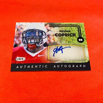 Marshaun Coprich .. ROOKIE AUTO .. Arkansas State / Roughriders .. 2016 ...