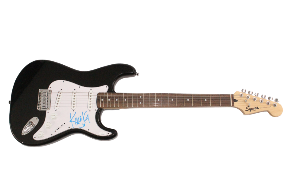 Karol G Signed Autograph Black Fender Electric Guitar - Ocean KG0516 w ...