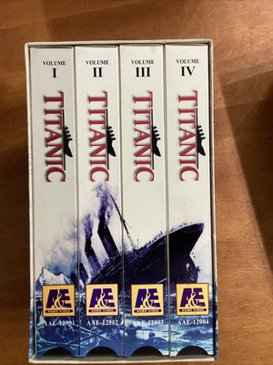 Titanic - Collectors Boxed Set (VHS, 1994, 4-Tape Set) | eBay