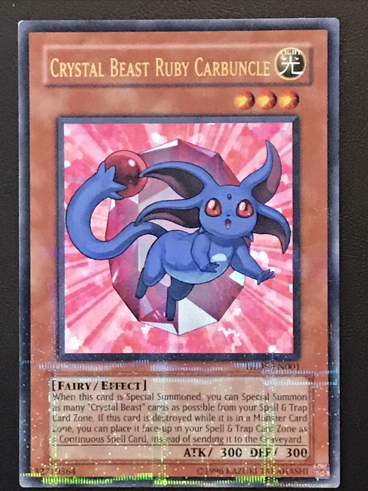 Yu-Gi-Oh! “Crystal Beast Ruby Carbuncle” Parallel Rare HOBBY LEAGUE ...