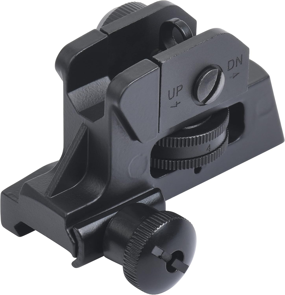 A2 Rear Sight - Picatinny Iron Sights with All Metal Construction - Two ...