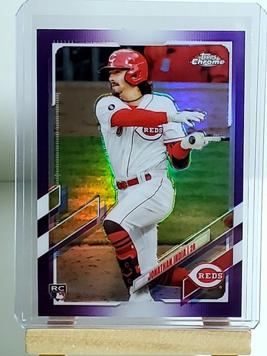 Jonathan India 2021 Topps Chrome Update Purple Refractor Rookie Card ...