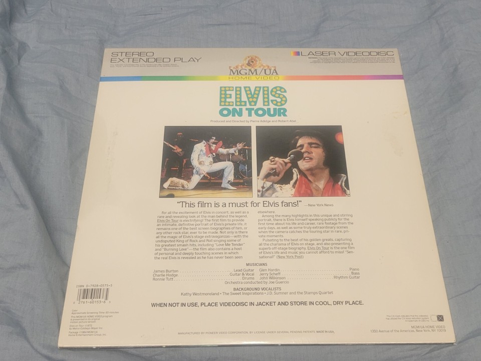 Elvis Presley - Elvis On Tour Extended Play Laser Disc SEALED NEW | eBay