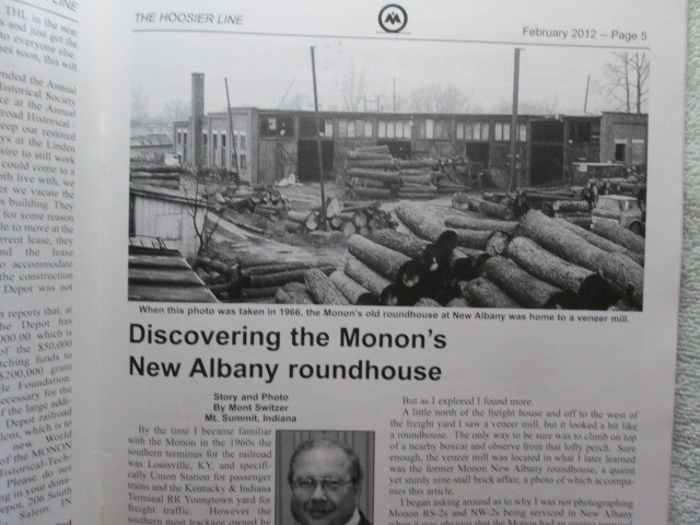 The Hoosier Line, Monon Railroad Historical - Technical Society ...