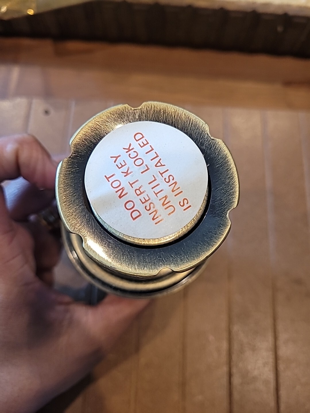 Weslock Eleganti Keylock entry door knob 840 Antique Brass Design--- NOS | eBay