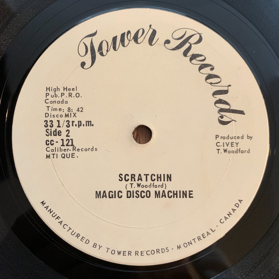 MAGIC DISCO MACHINE Scratchin' 12'' on Tower disco funk canada breaks ...