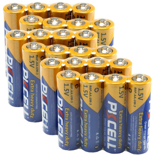 24pcs Double A Cell AA Batteries Extra Heavy Duty 1.5V R6P E91 MX1500 ...