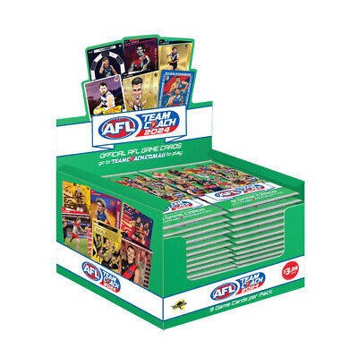 3 x 2024 AFL TEAMCOACH TEAM COACH FOOTY TRADING CARDS SEALED BOXES ...
