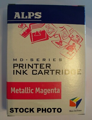 ALPS METALLIC MAGENTA INK - OEM - Part #106035-00 - For Alps MD Series ...