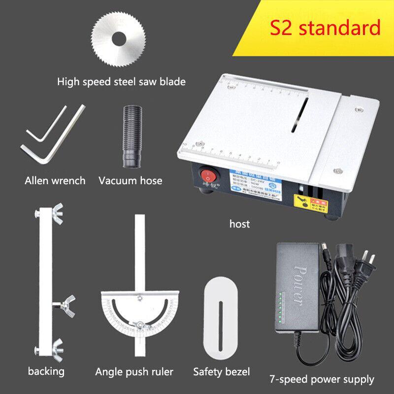 Handmade DIY Precision Desktop Aluminum Alloy Small Miniature Cutting ...