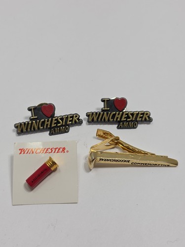 Winchester Ammo Tie Clip And Pins I Love Ammo Shot Gun Shell | eBay
