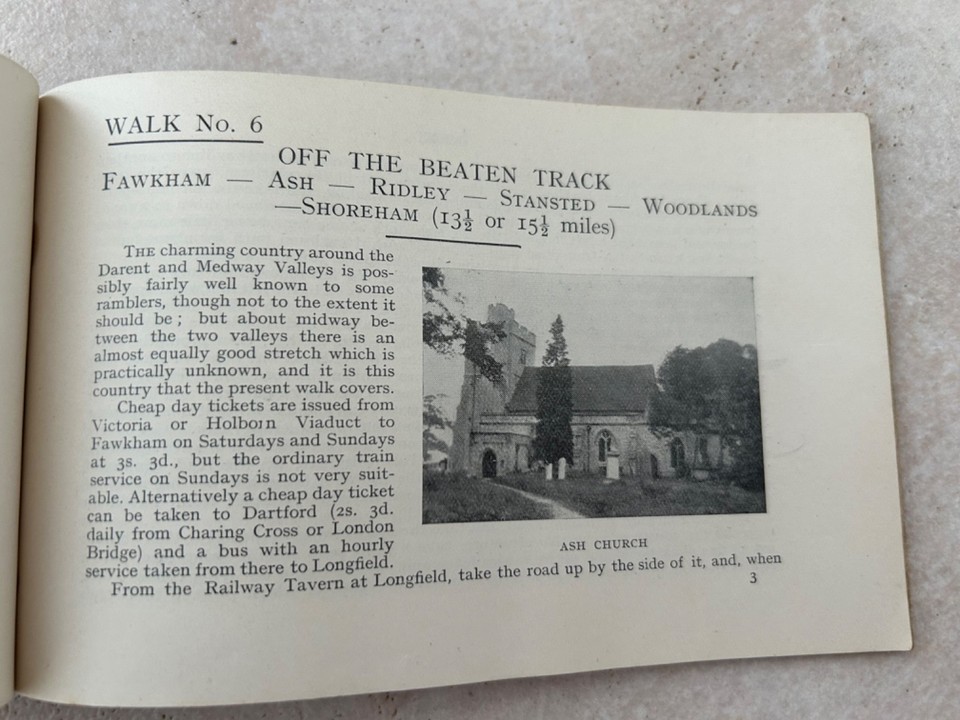 RAMBLERS GUIDE TO LONDON"S COUNTRYSIDE PART 5 - KENT - HUGH PAGE. (A ...