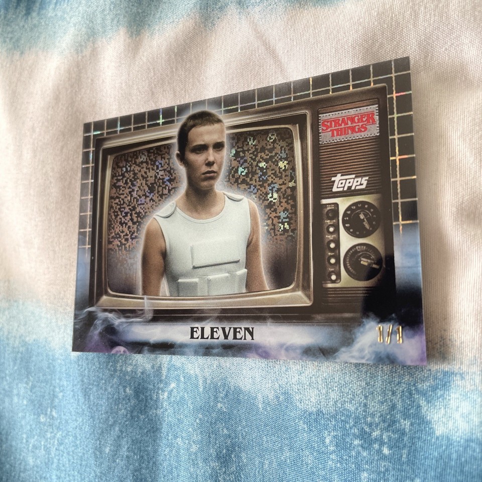 2025 Topps Stranger Things High Tek Static Age Eleven 1/1 ONE OF ONE | eBay
