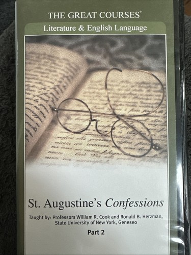 The Great Courses -St. Augustine's Confessions Parts 1 & 2- [DVD & Book] | eBay