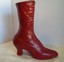 Victorian Boot Door Stop red Cast Large Vintage rare | eBay