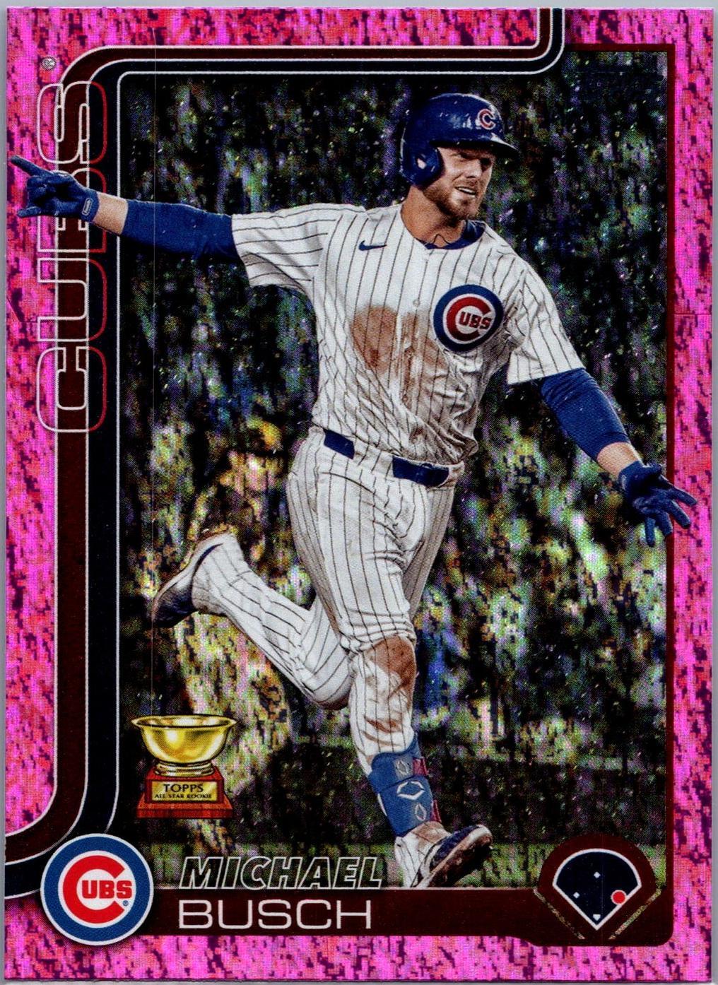 2025 Topps Series 1 - Michael Busch #263 Pink Holo Foil for sale online ...