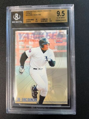ERIC DUNCAN 2004 BATTLE CREEK YANKEES CARD BGS 9.5 | eBay