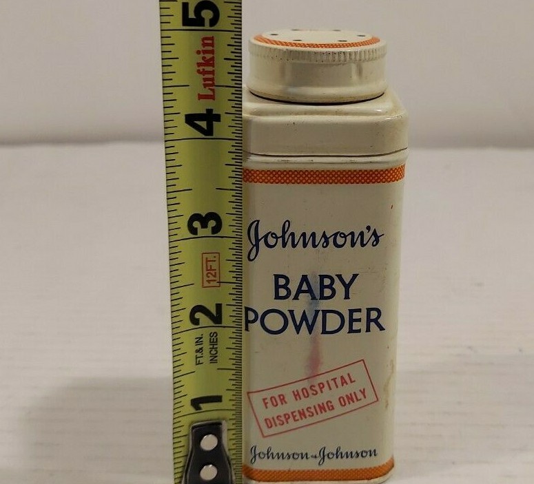 1950's - 60's Johnson's Baby Powder "FOR HOSPITAL USE ONLY" Made in U.S ...