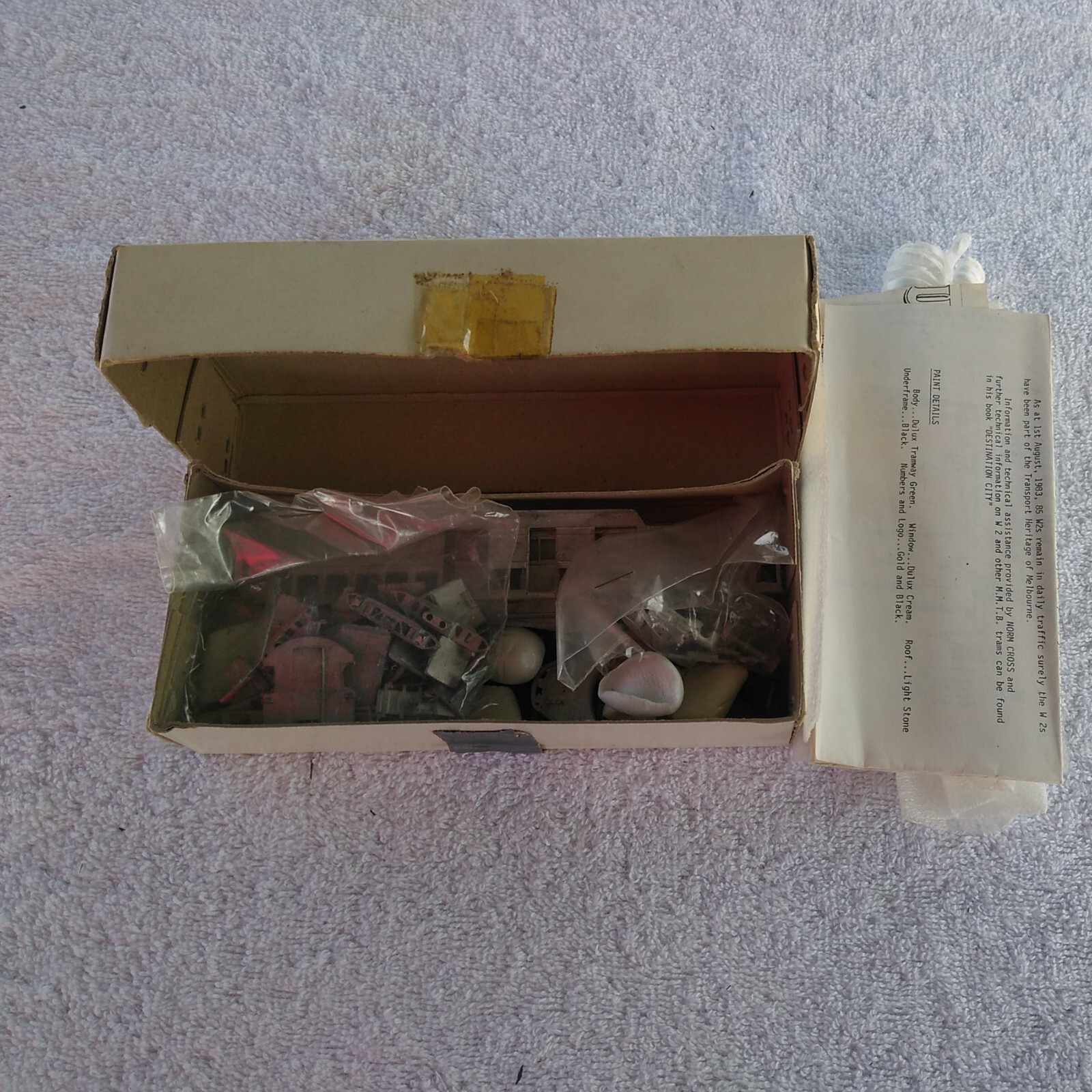 Weico HO Australian Melbourne W2 Class Tram Trolley Streetcar White ...