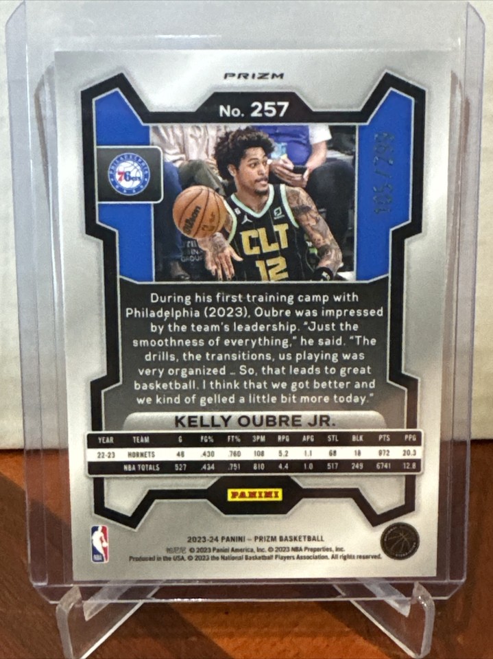 2023-24 Panini Prizm Kelly Oubre Jr #257 Red Prizm 105/299 | eBay