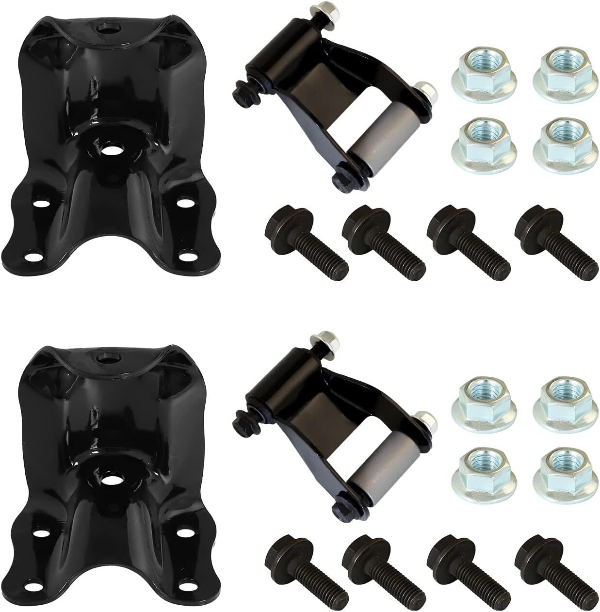Rear Leaf Spring Hanger Bracket and Shackle Kit for Ford Ranger 722-001 ...