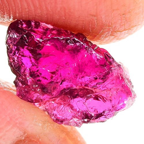 RARE RED 2.50ct 100%NATURAL UNHEATED RED TOURMALINE ROUGH FACET NR! | eBay